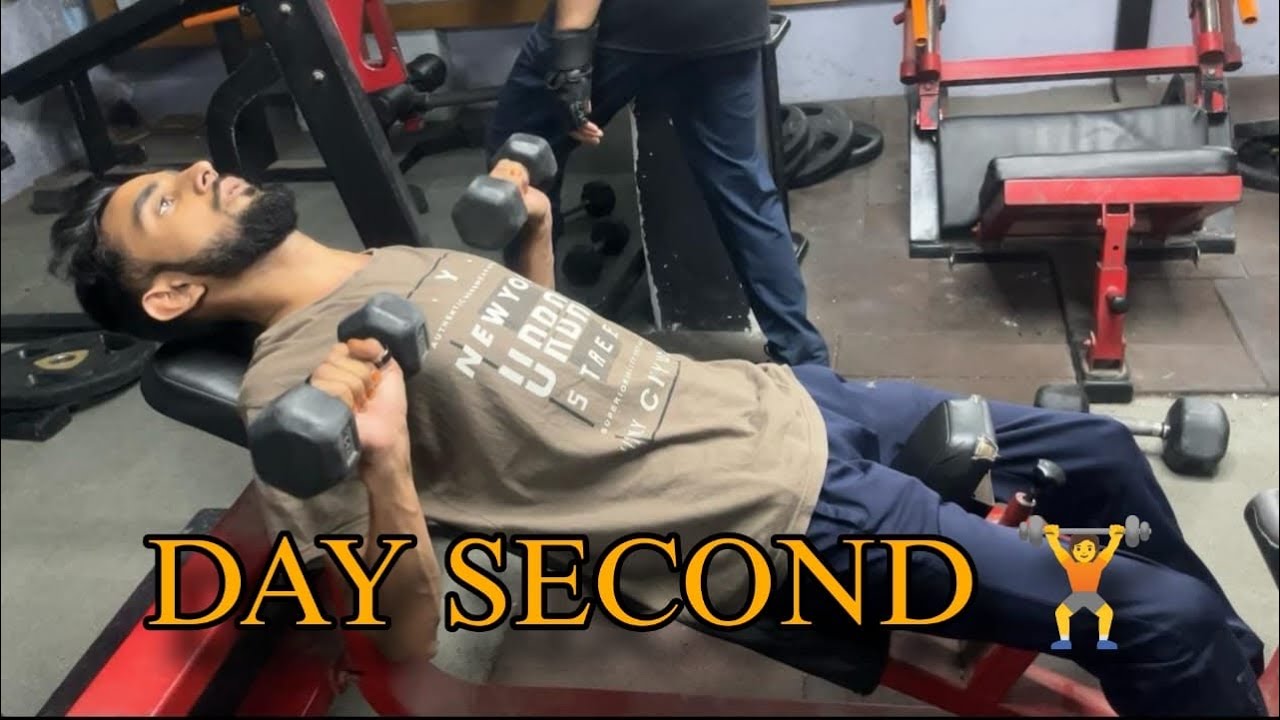 GYM DAY SECOND 🏋️ - YouTube