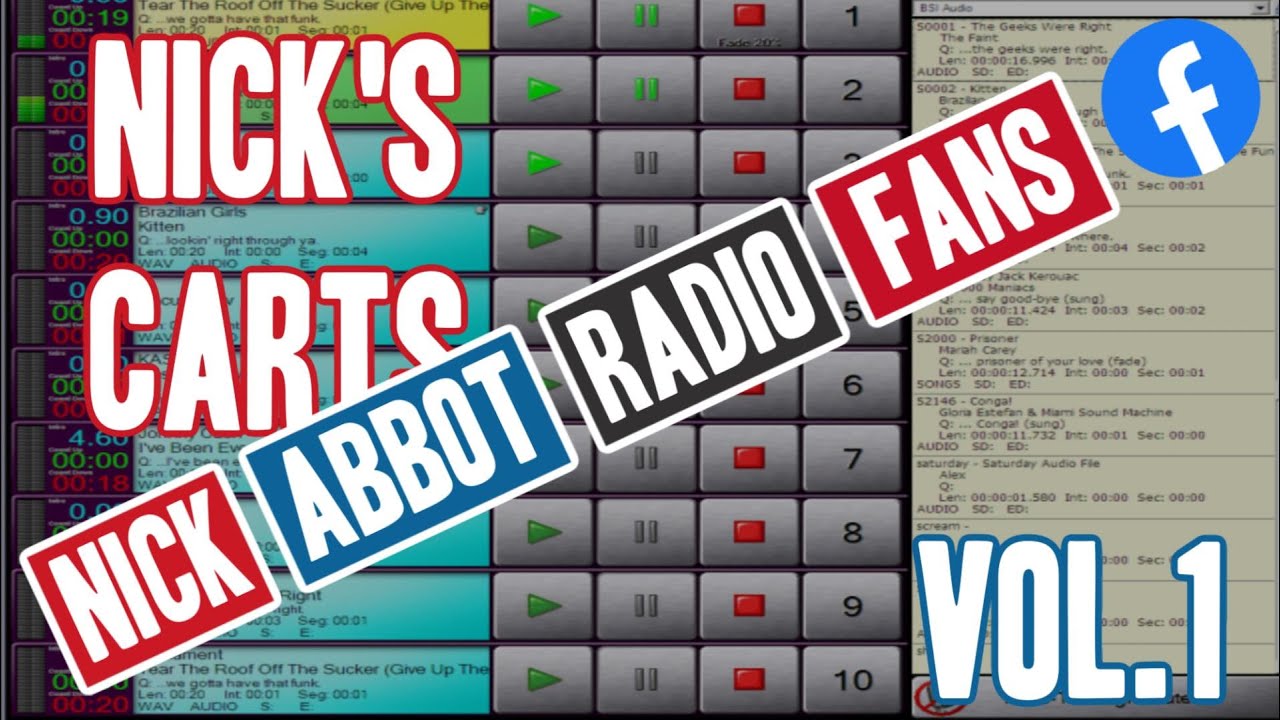 Nick Abbot Sound Board Cart Wall - YouTube