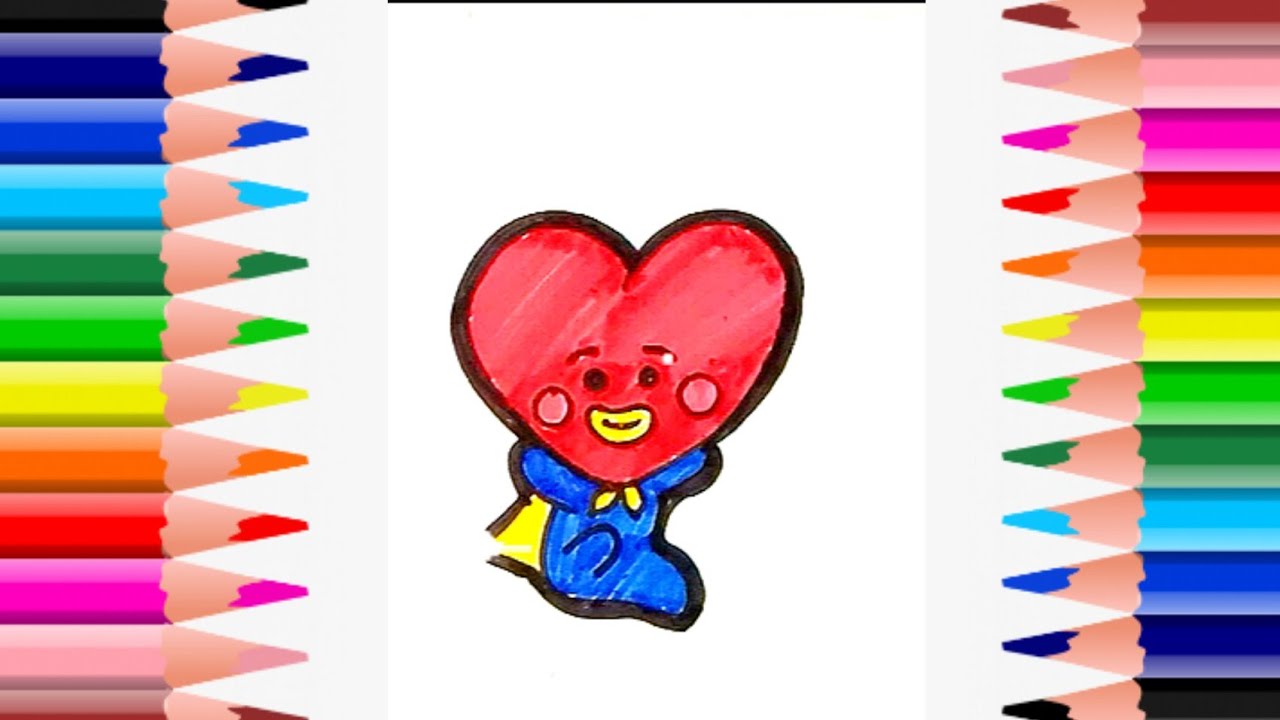 How to draw tata for kids and childrens||Menggambar dan Mewarnai Tata ...