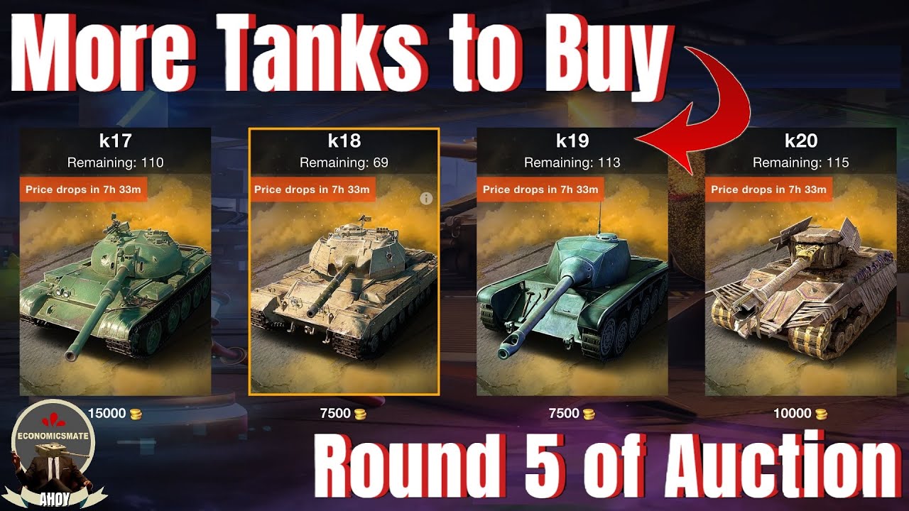 WHAT TANKS TO BUY IN THIS AUCTION IN WOTB? - YouTube