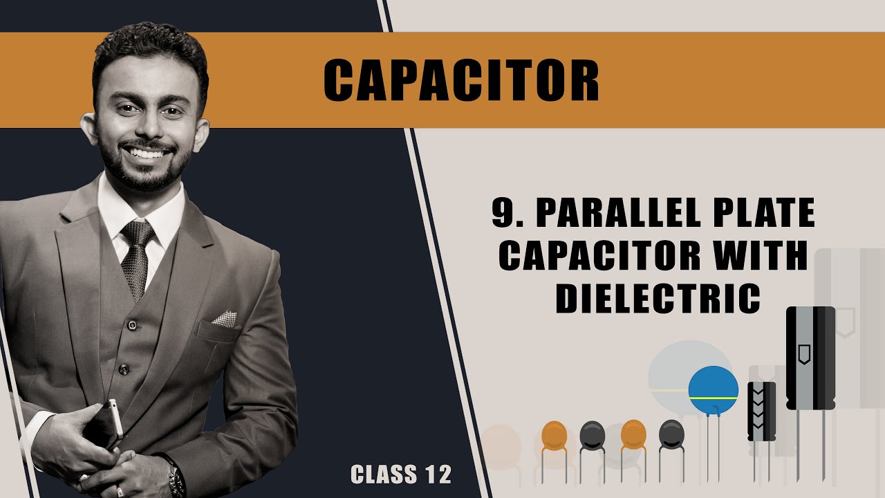 9. Capacitance of a capacitor partially filled with dielectric - YouTube