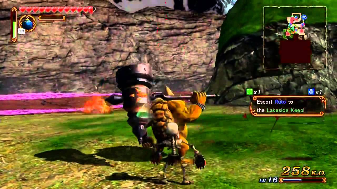 Hyrule Warriors Footage from SDCC: Lake Hylia, Darunia, and the Water ...