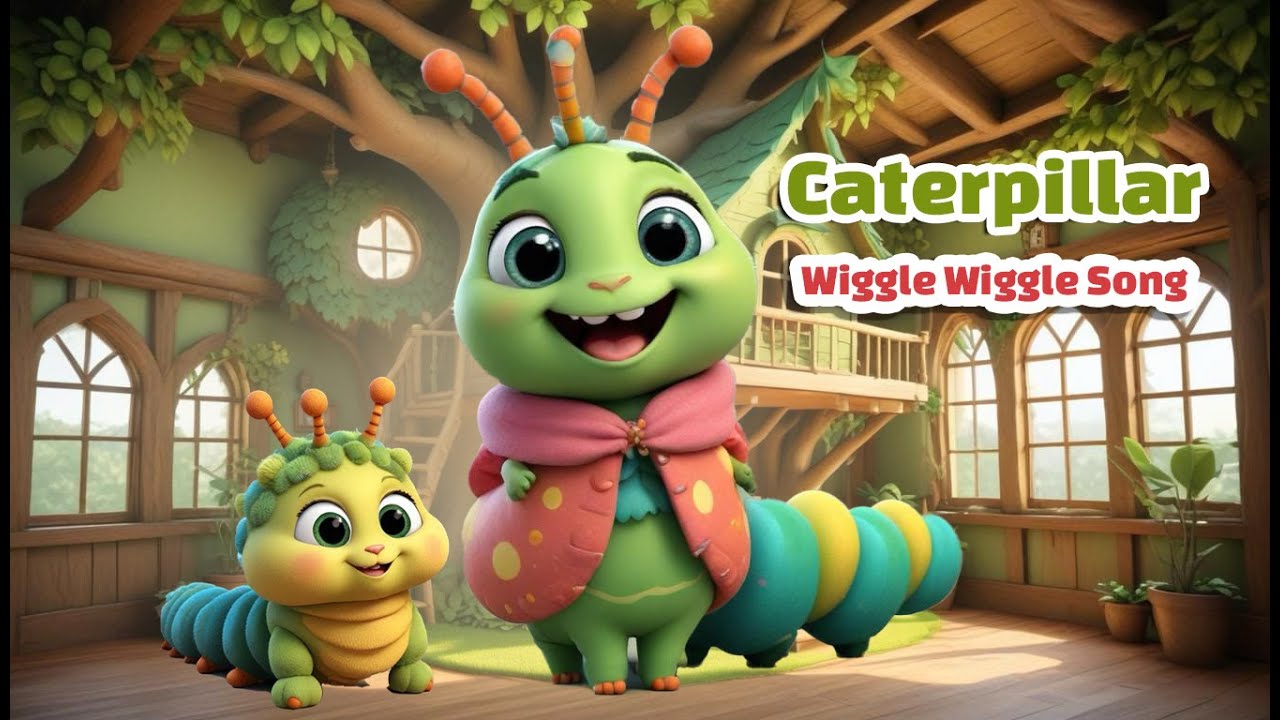 Enjoy Kids Song When a Caterpillar 🐛 Starts to Wiggle? | Fun Nursery ...