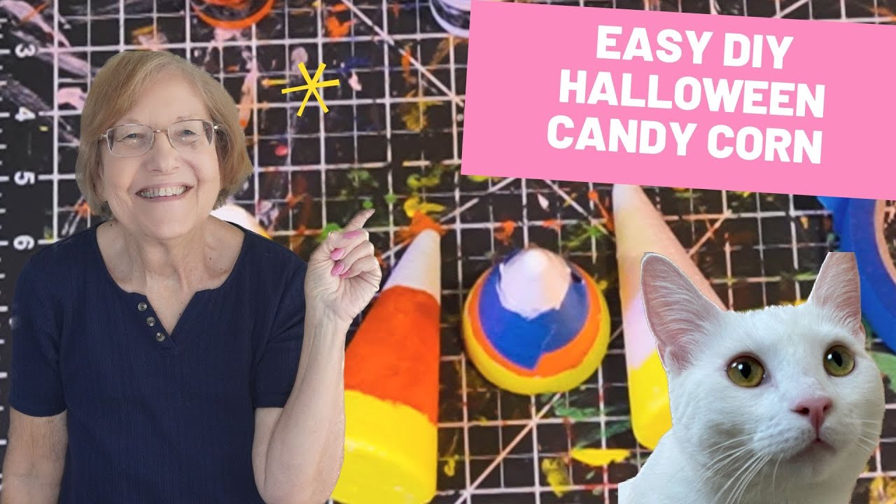 Discover the Easiest and Cutest DIY Halloween Candy Corn Craft - YouTube