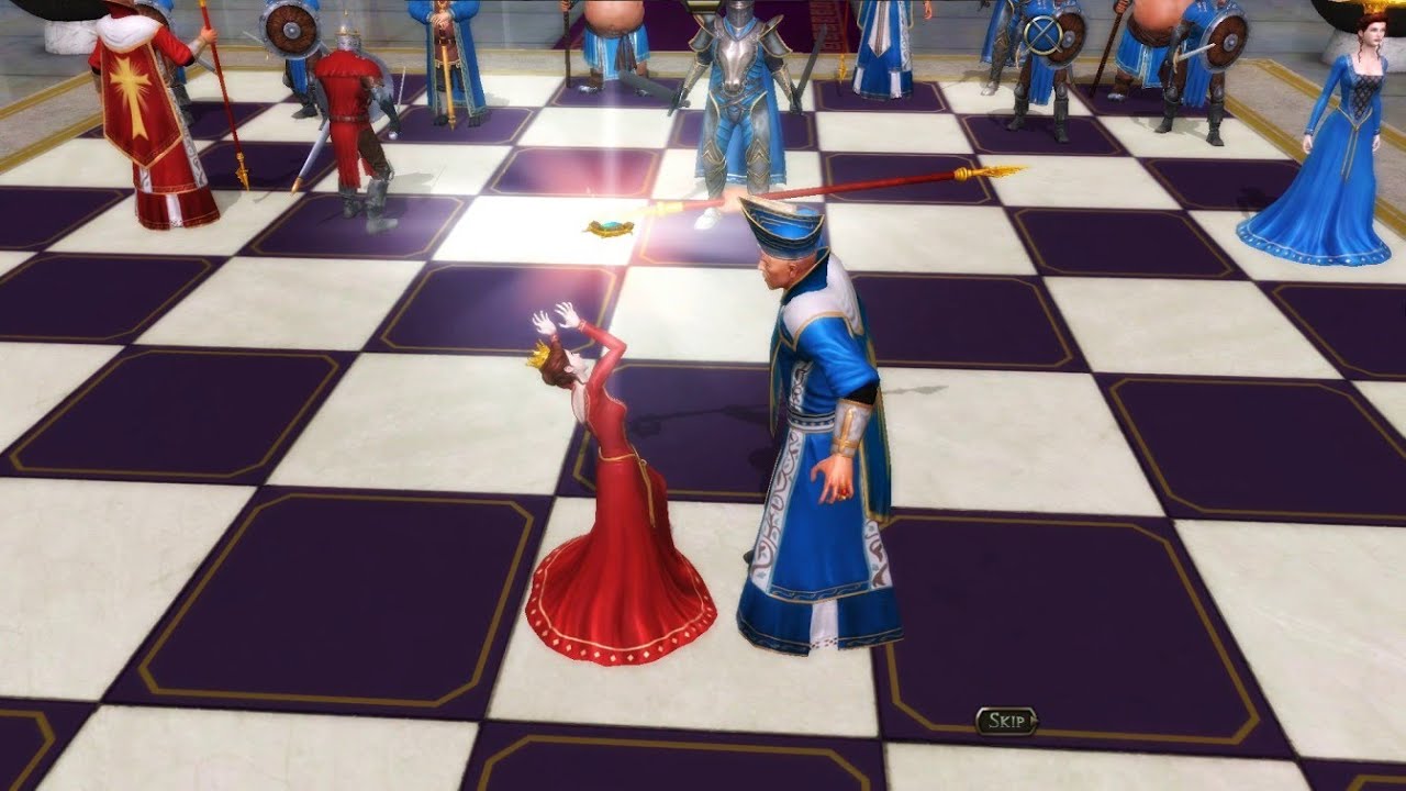 Battle Chess Game of Kings ((4K Gameplay )) I Magical Bishop Trap Queen ...