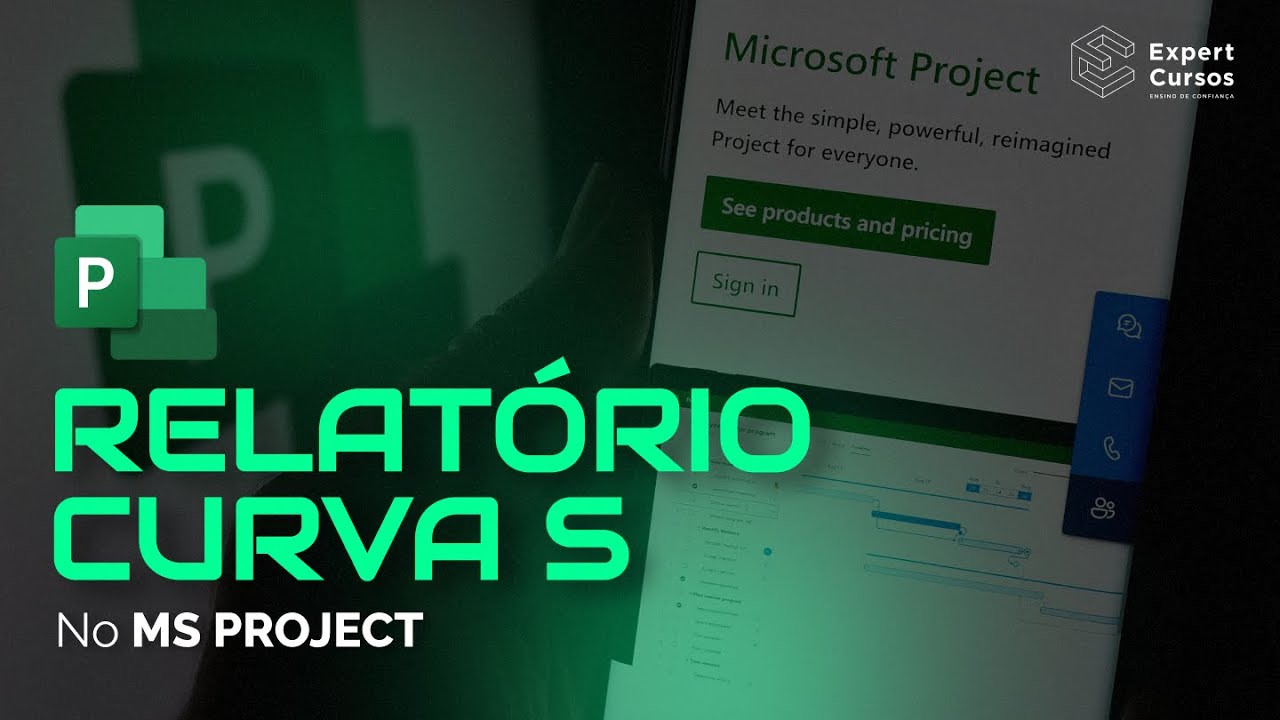 Relatório Curva S no MS Project - YouTube