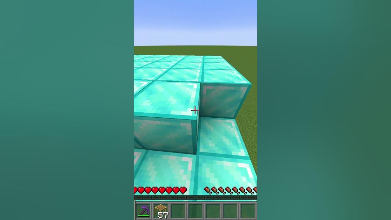 Day 5 placing block for every sub #shorts #minecraft #diamonds #subscribers #diamondblock - YouTube