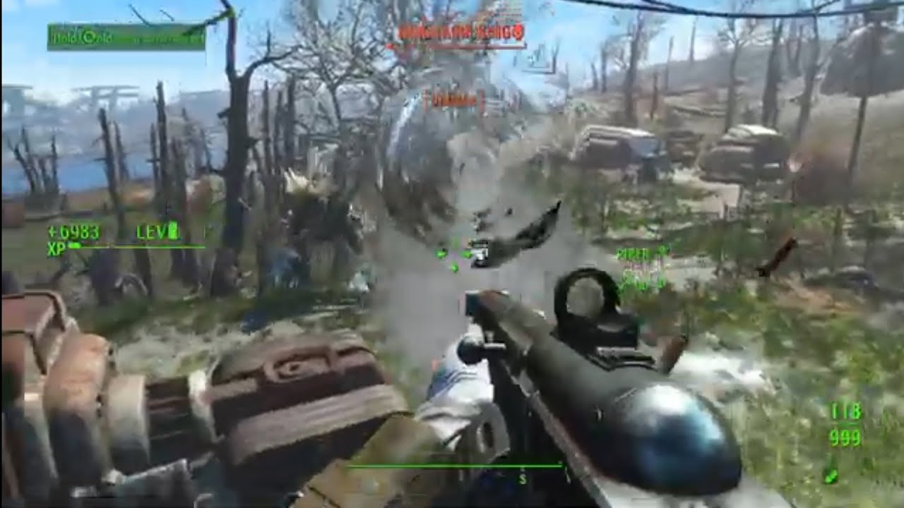 Fallout 4 Deleted scene: Piper mission, "DeathClaws Kaiju" Giant ...