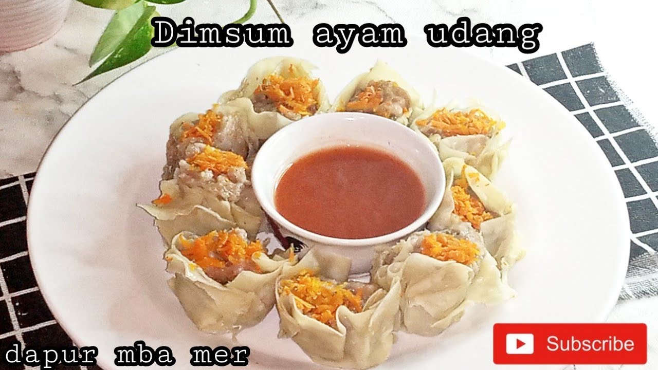 Gurih dan enak resep siomay dimsum ayam udang HALAL ala restoran - YouTube