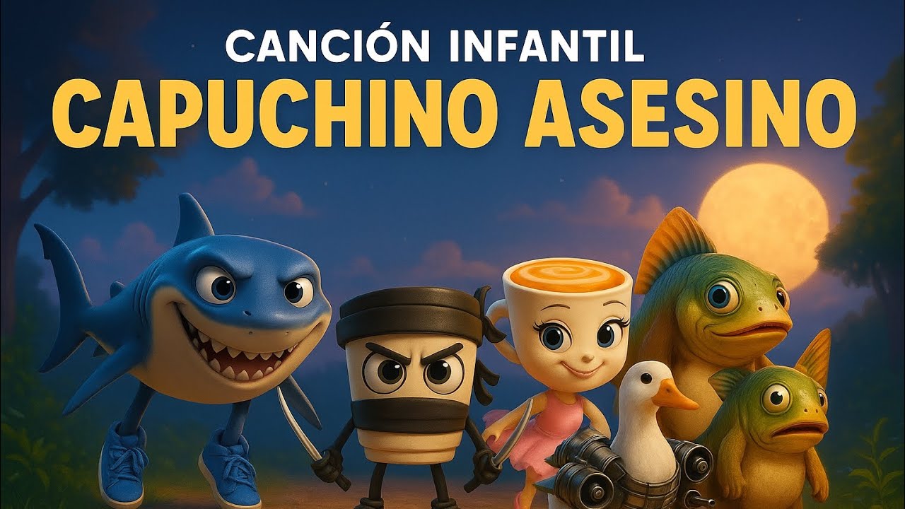 🎵 La Pandilla Genial | Canción Infantil Animada | Capuchino Asesino y ...