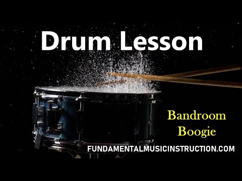 DRUM: Learn How To Play The Drum | Lesson: Bandroom Boogie - YouTube