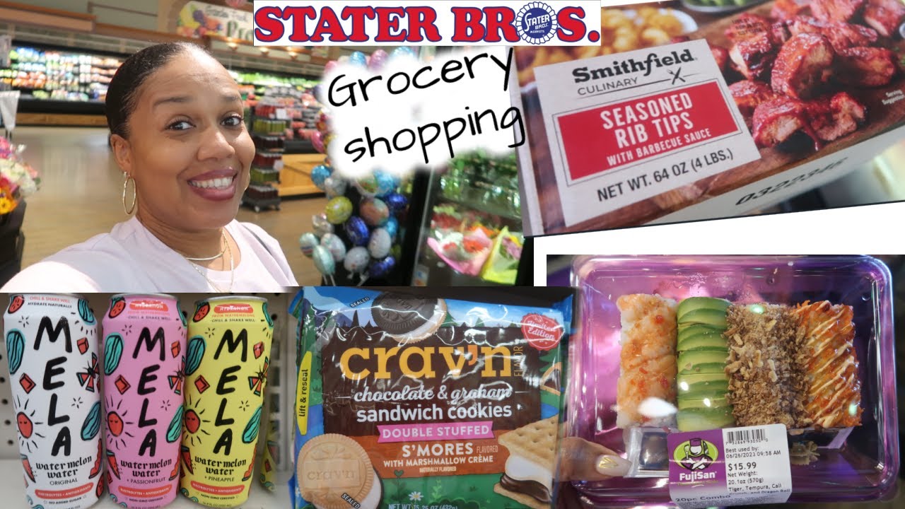 GROCERY SHOPPING/ STATER BROTHERS - YouTube