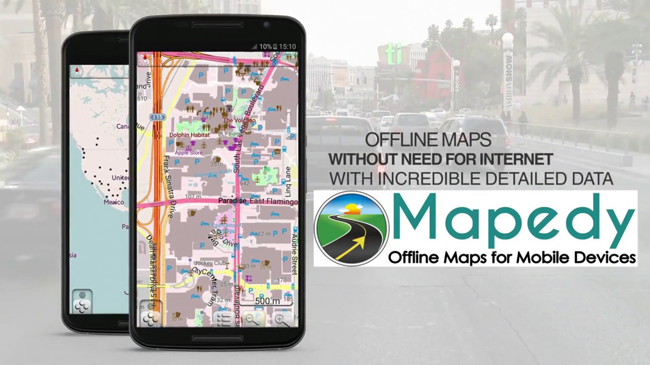 Mapedy - Offline Maps for Mobile Devices - YouTube