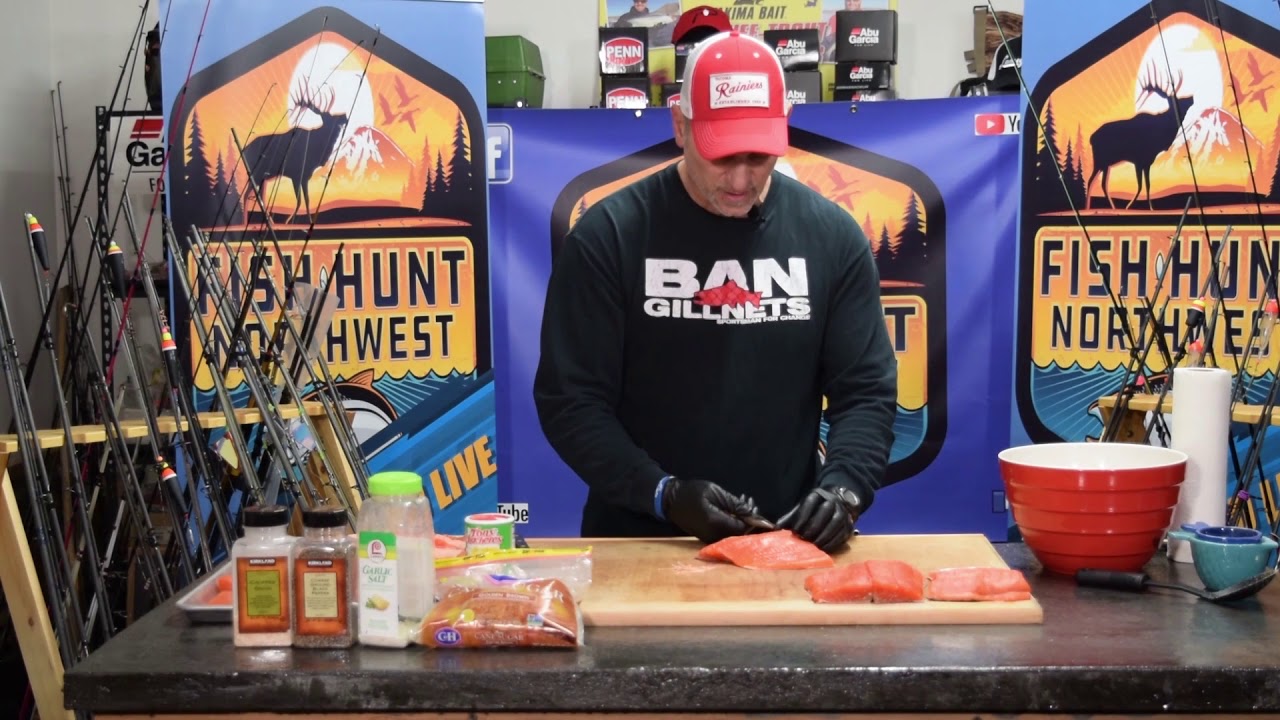 Dry Brine & Prepping Fish for the Smoker - YouTube