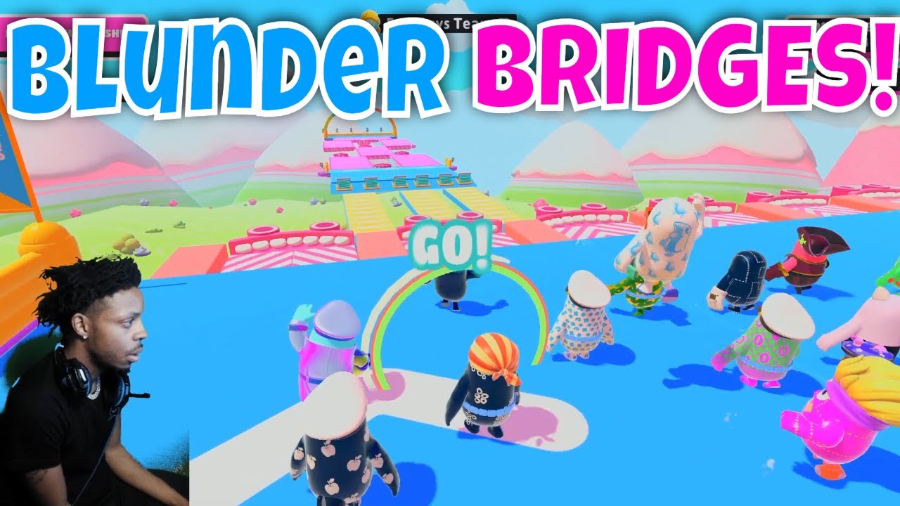 Blunder Bridges! Fall Guys Ultimate Knockout PS5 Gameplay - YouTube