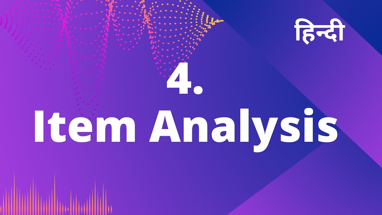 4. Item Analysis - YouTube