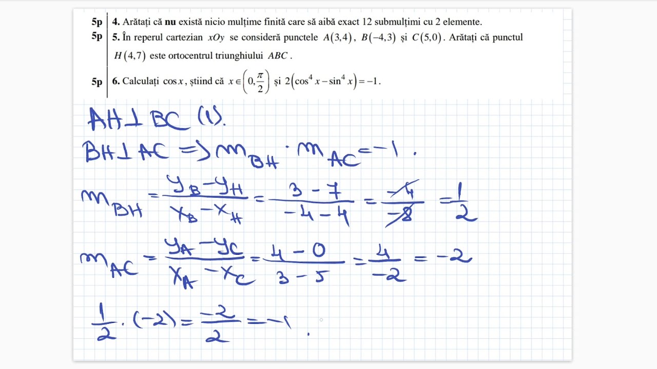 examenul de bacalaureat national 2014 matematica m_tehnologic varianta 3