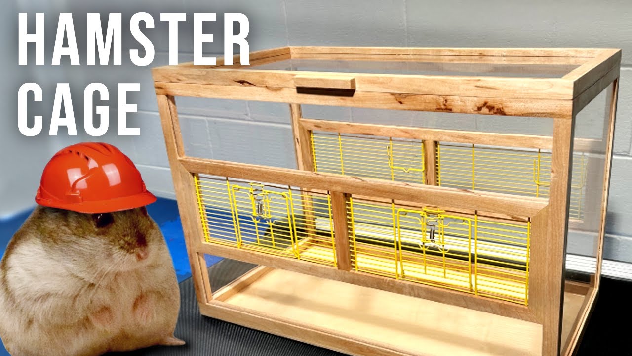 Building a Wooden Hamster Cage - YouTube
