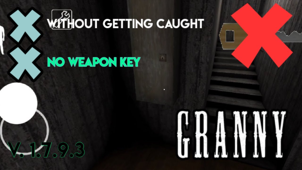 Escaping Granny's house without finding the Weapon Key | Granny - YouTube
