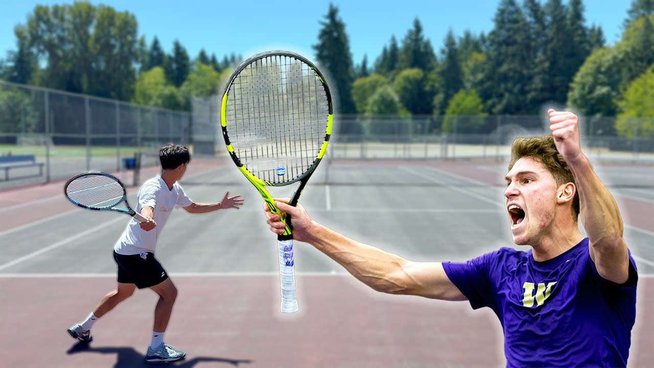 Most Intense Tennis Training of My Life ft. Mitch Stewart (UW Legend ...