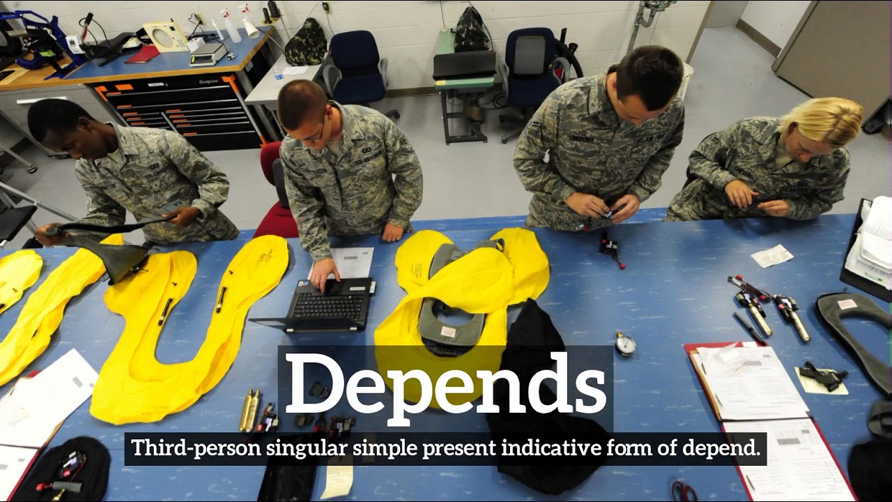 What is Depends? | How Does Depends Look? | How to Say Depends in ...