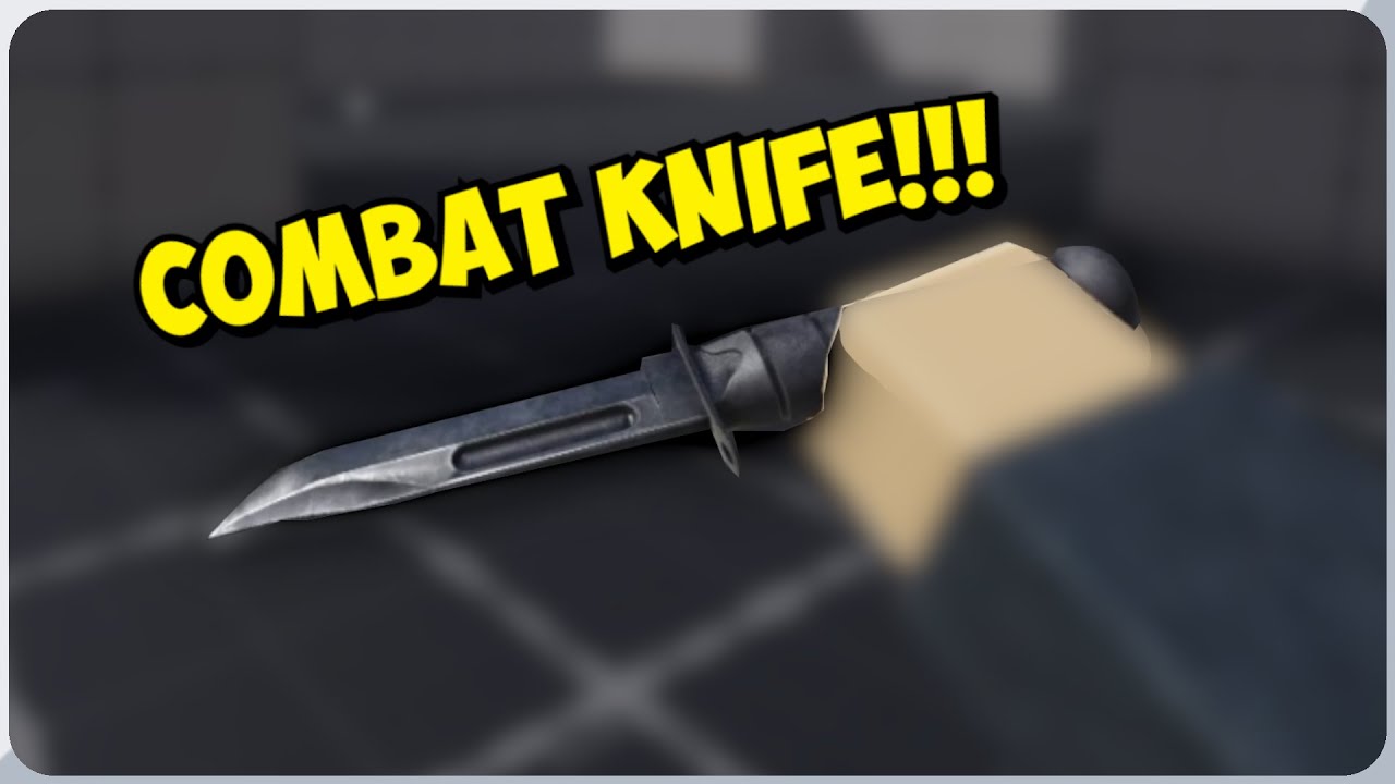 THE COMBAT KNIFE WE CAN MELEE NOW! | Gunfight Arena ROBLOX - YouTube