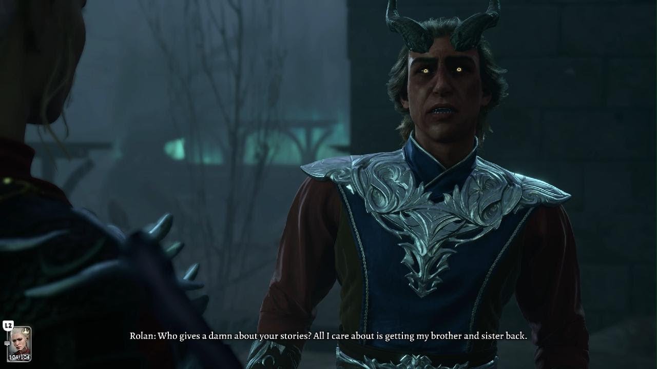 [BG3 Baldur's Gate 3] Shadow Cursed Lands: Saving Rolan (Unique Bard ...