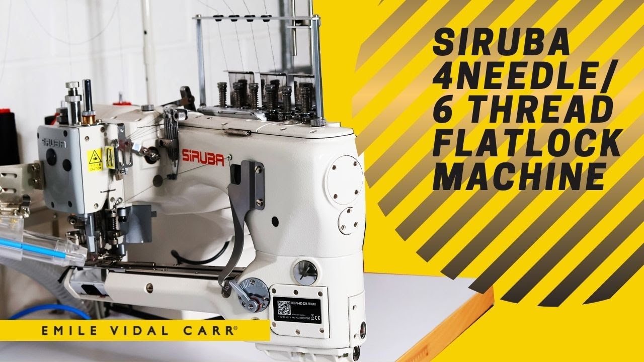 Inside The EVC Factory (4K) -Siruba Flatlock Machine for #manufacturer ...