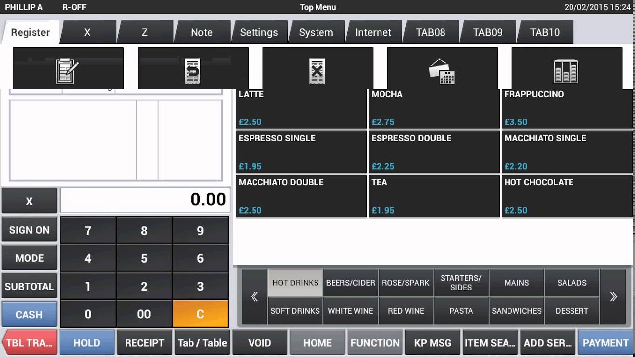 Casio V-R7000 EPOS Till System Cloud Software Bars Pubs Cafes ...