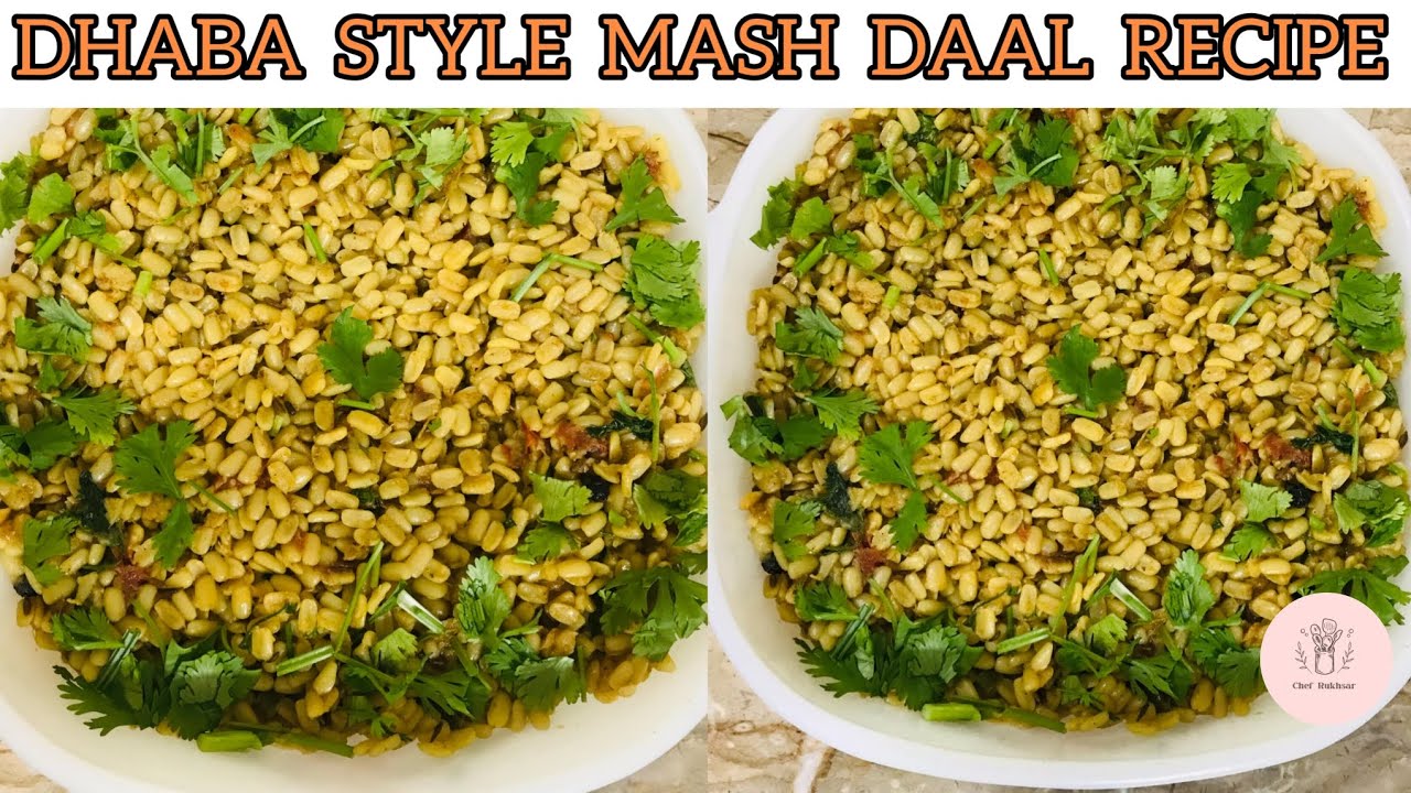 Mash Daal Dhaba Style Recipe By Chef Rukhsar |Daal Mash Recipe | Lentil ...