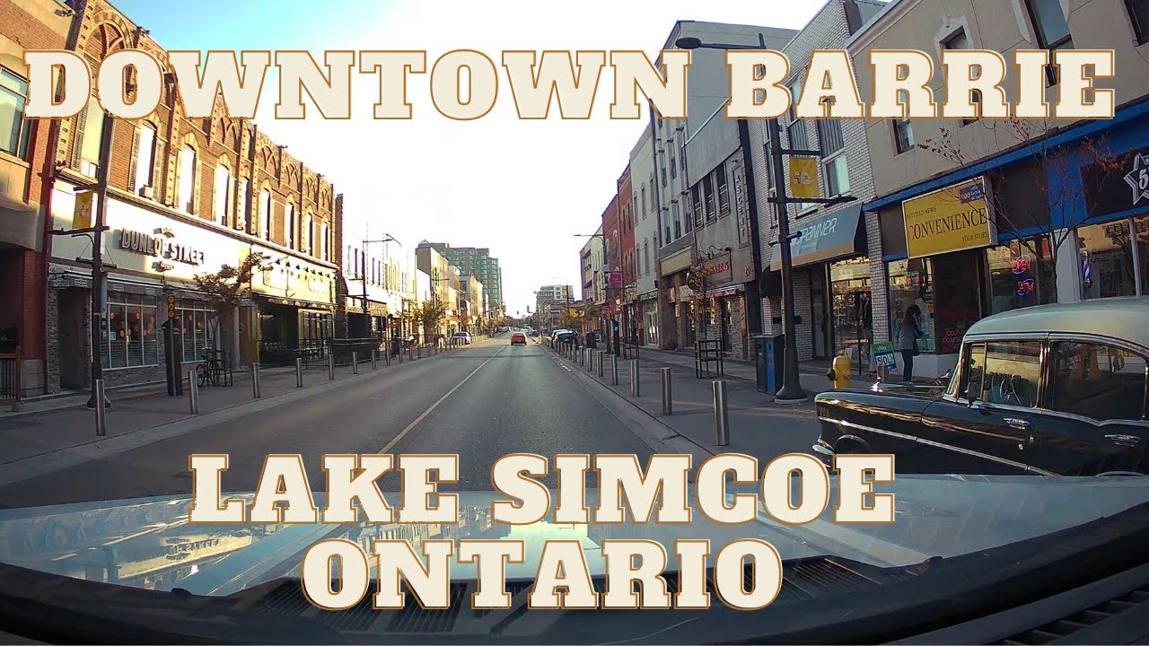 DOWNTOWN BARRIE, LAKEFRONT BARRIE, ONTARIO, LAKE SIMCOE, ONTARIO ...