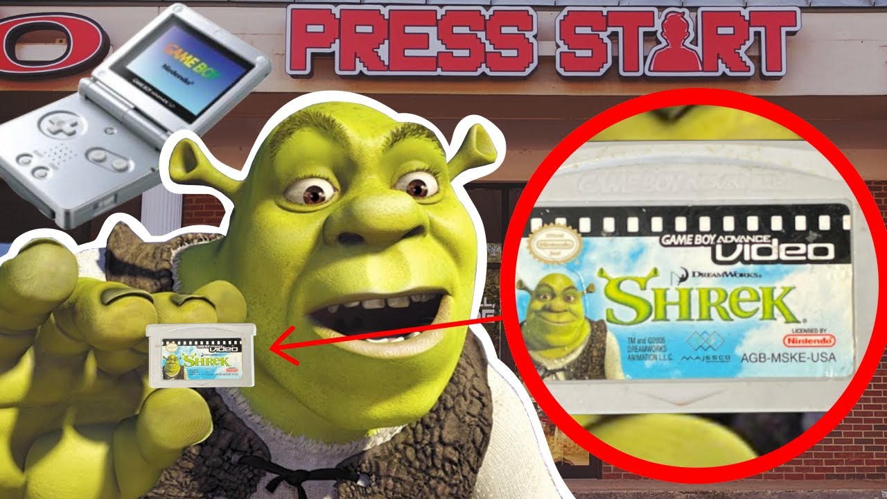 Shrek the movie on a Gameboy Advance?! | PSTG Restock - YouTube