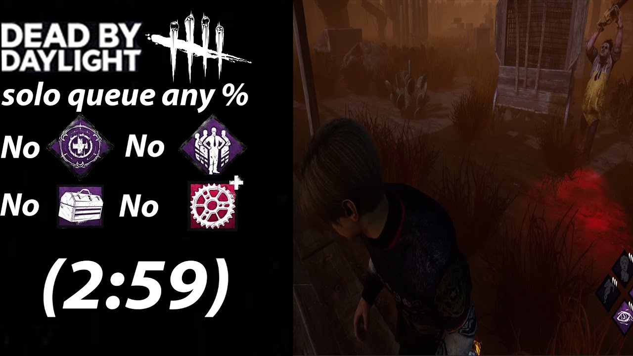 Dead By Daylight solo queue speedrun any% in 2:59 - YouTube