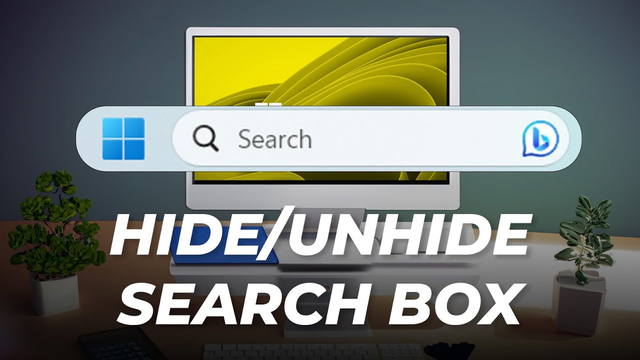 How to Hide and Unhide Your Search Box in Windows 11 | Step-by-Step ...