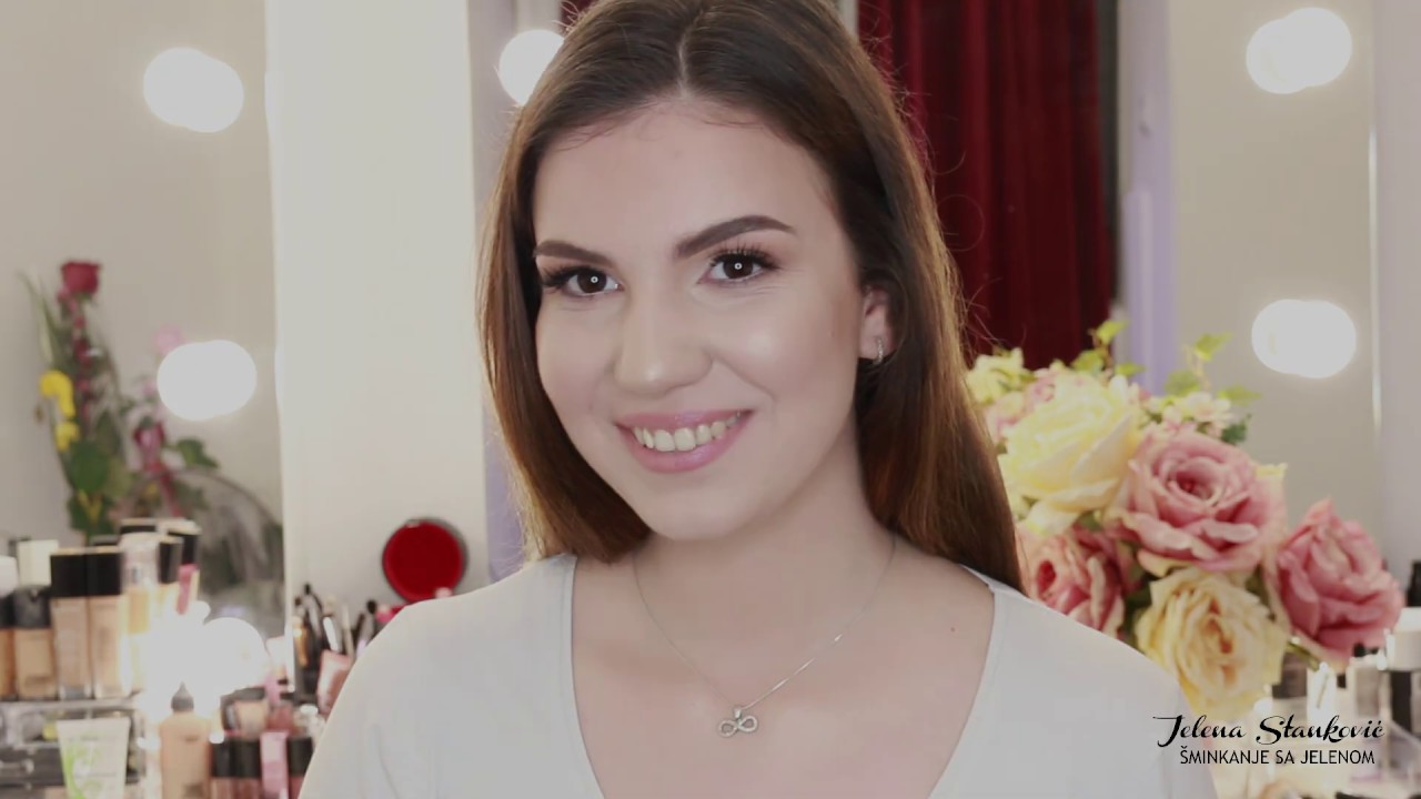 "NATURAL" dnevna svecana sminka /Sminkanje sa Jelenom - YouTube