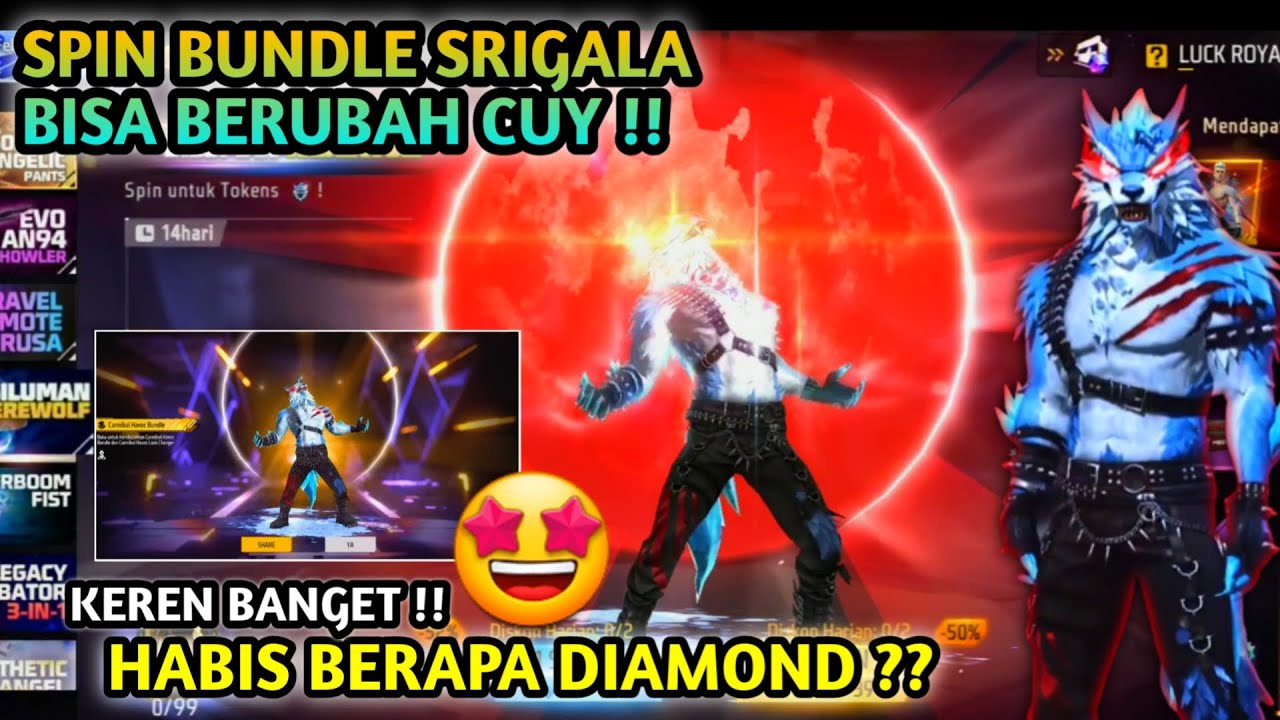 SPIN BUNDLE FF SRIGALA EVENT TOKEN TOWER | SPIN EVENT FREE FIRE TERBARU ...