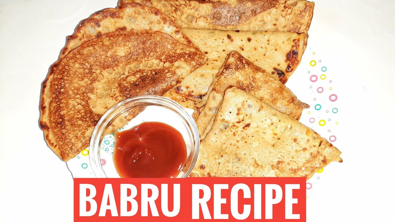 Babru Recipe - (Himachali Dish) | Babru - (Meethi Roti) | Sweet Babru ...