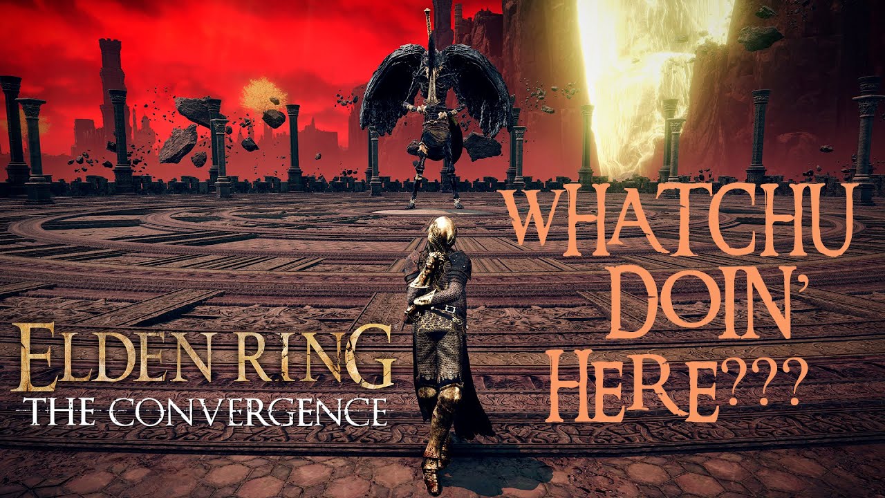 Elden Ring The Convergence : Black Blade Kindred in A New Area - YouTube