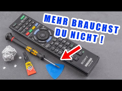 Fernbedienung Taste funktioniert nicht? einfach & kostenlos reparieren (Anleitung)