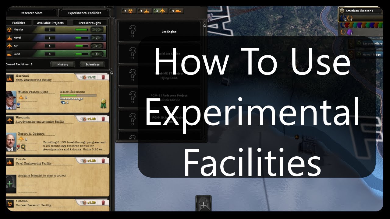 How To Use Experimental Facilities | Hoi4 Mini Tutorial - YouTube