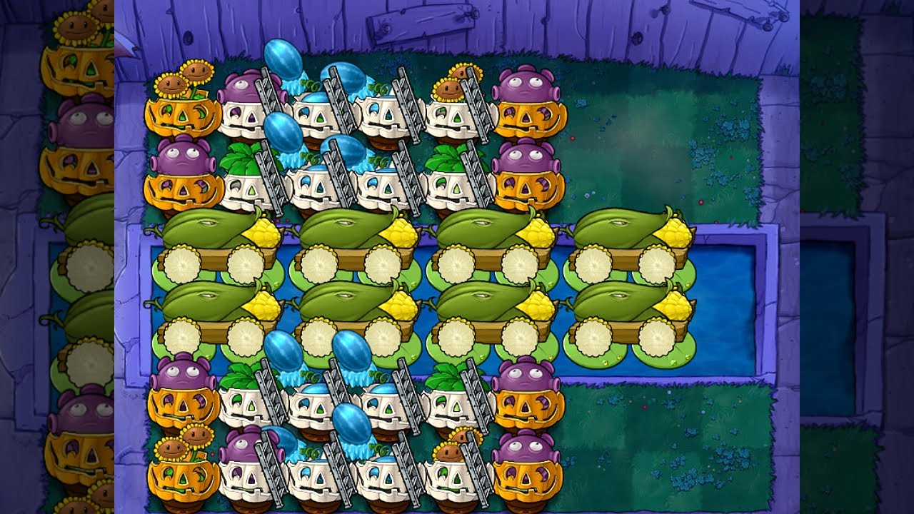 8 MAZORCAÑONES 🥶 - SUPERVIVENCIA INFINITA │ Plants Vs Zombies │ NIEBLA ...