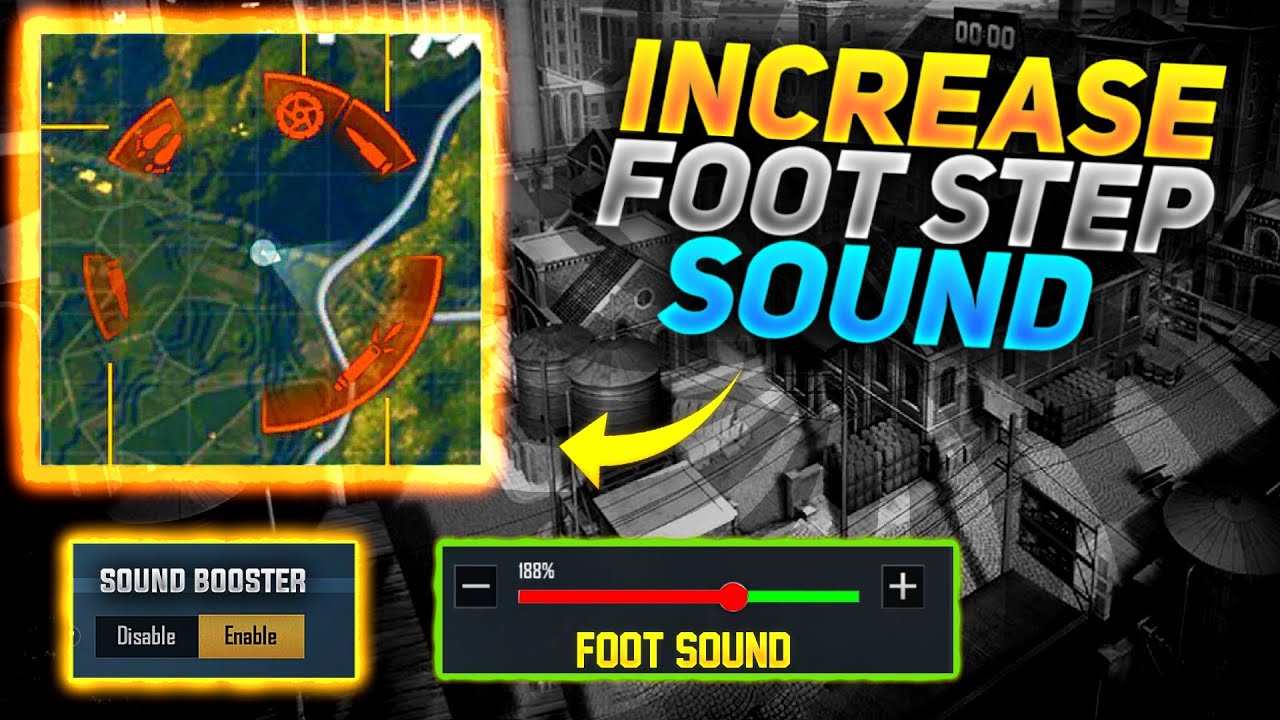 😱 Increase Footsteps Sound in PUBG 0.17.0 update | Boost PUBG Mobile ...