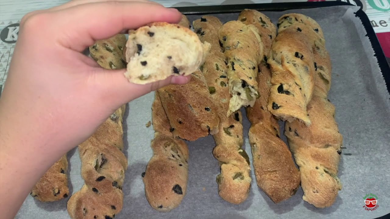 Filoncini alle Olive - Molto Gustosi 🤩 - YouTube