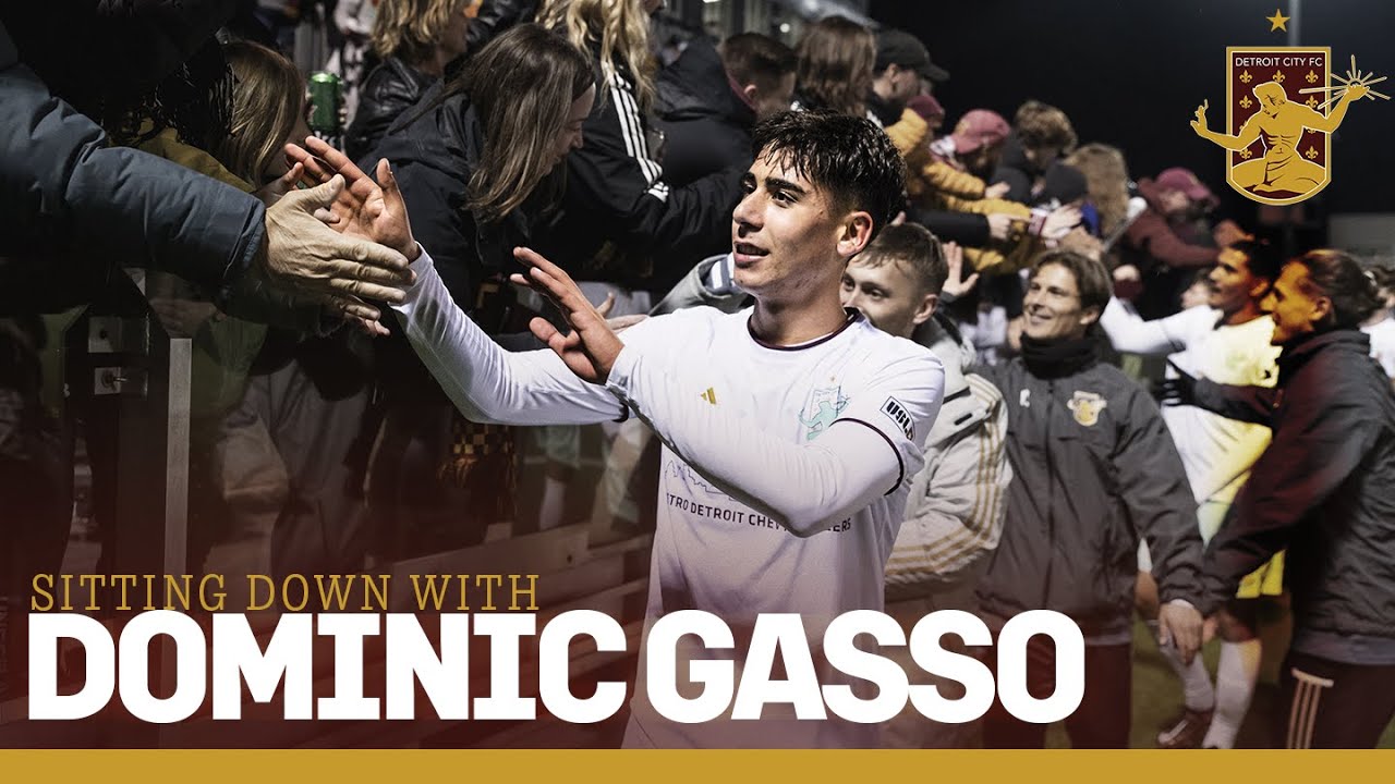 Dominic Gasso talks THAT goal and Playoff hopes - YouTube