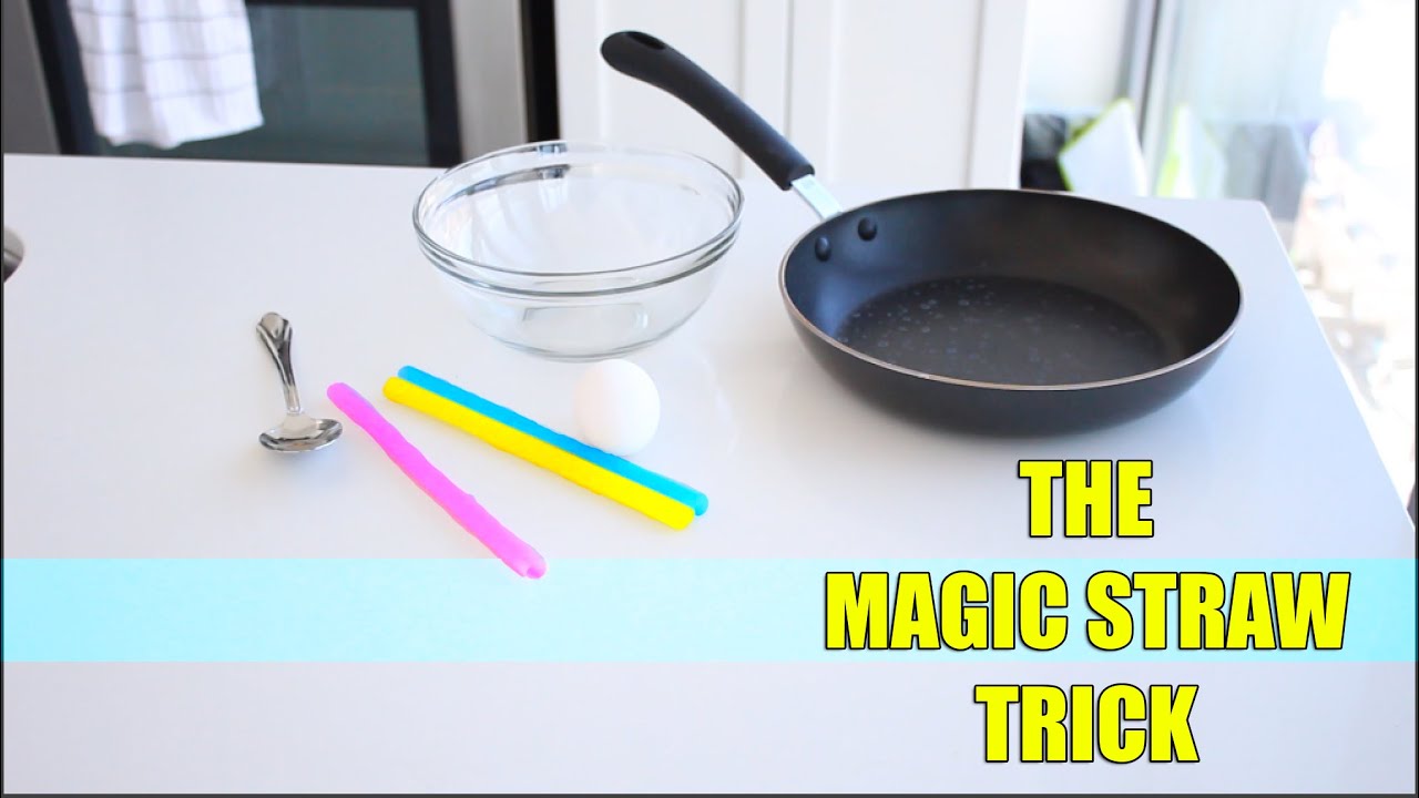 The Magic Straw TRICK! - YouTube