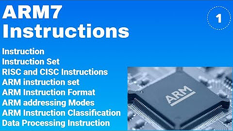 ARM7 Instructions/Programming - YouTube
