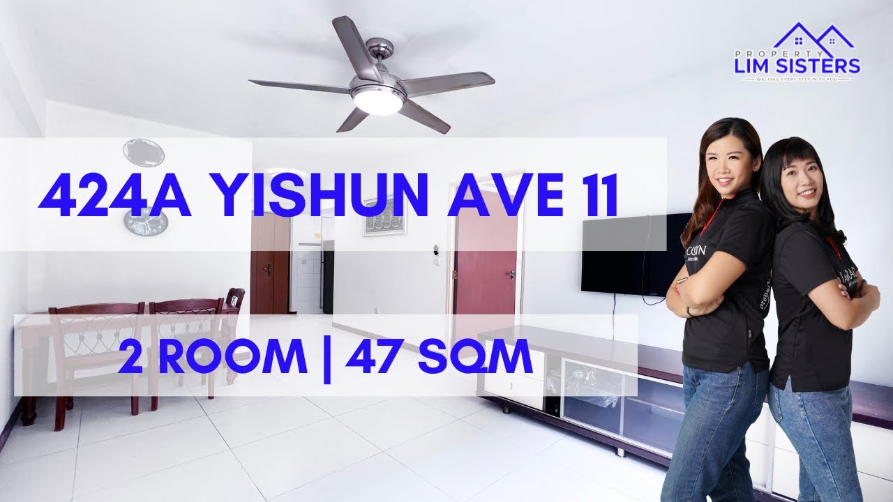 424A Yishun Ave 11 - 2 Room HDB @PropertyLimSisters - YouTube