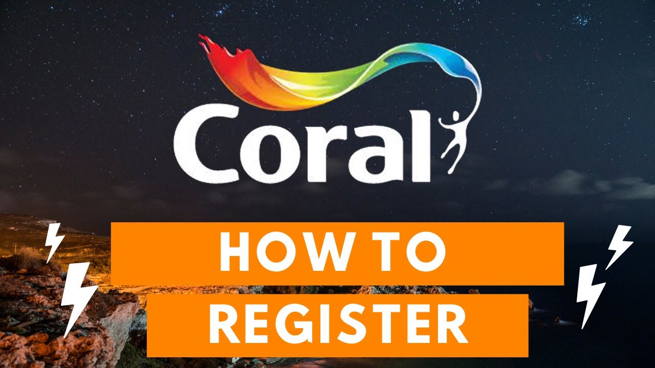 How to register on Coral - YouTube