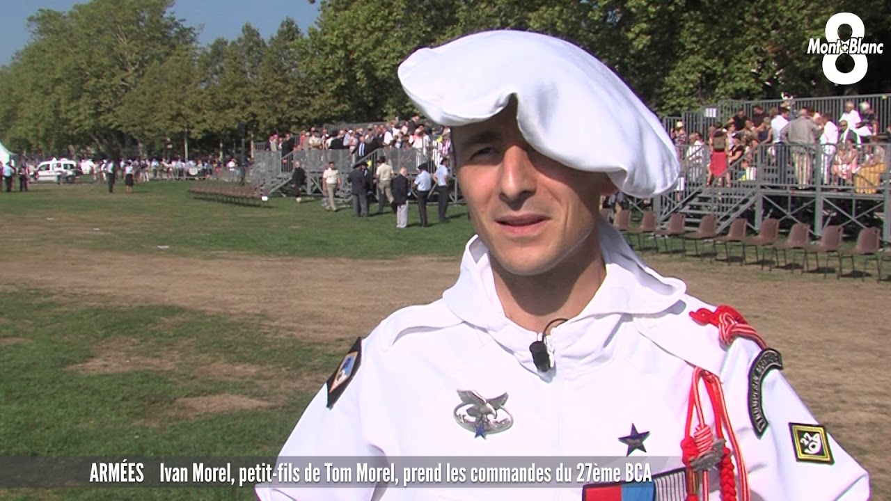 Ivan Morel à la tête du 27ème BCA - YouTube