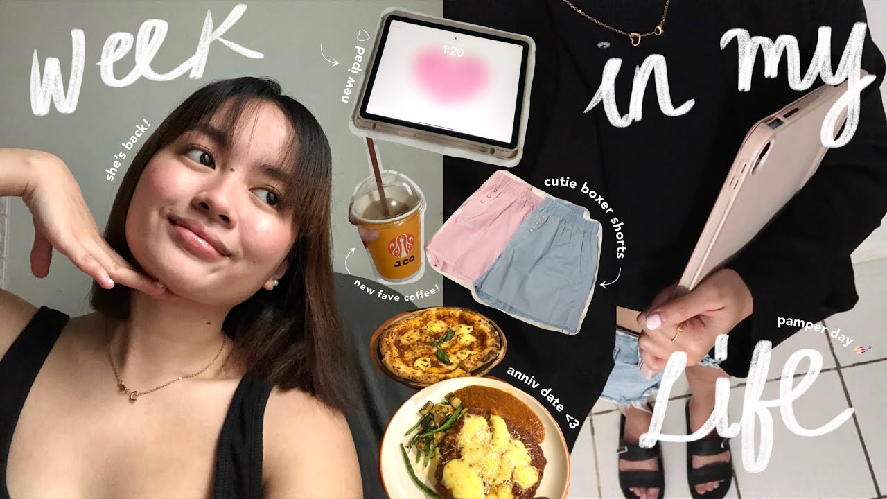 A Week in my Life | New Ipad Air, Pamper day & Anniversary date 🦋 - YouTube